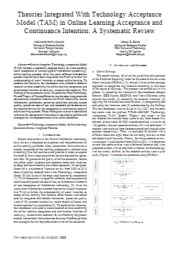 Theories Integrated With Technology Acceptance Model (TAM) in Online ...